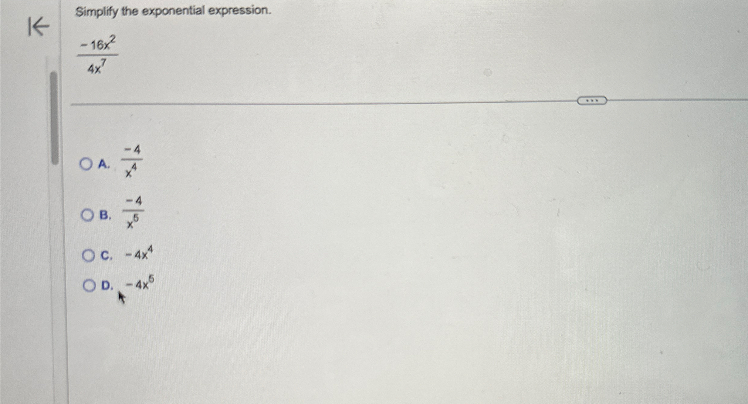 Solved Simplify the exponential | Chegg.com