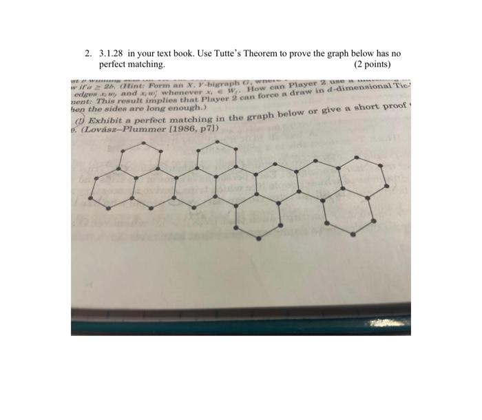 Solved using just the graph from the picture, show that the | Chegg.com