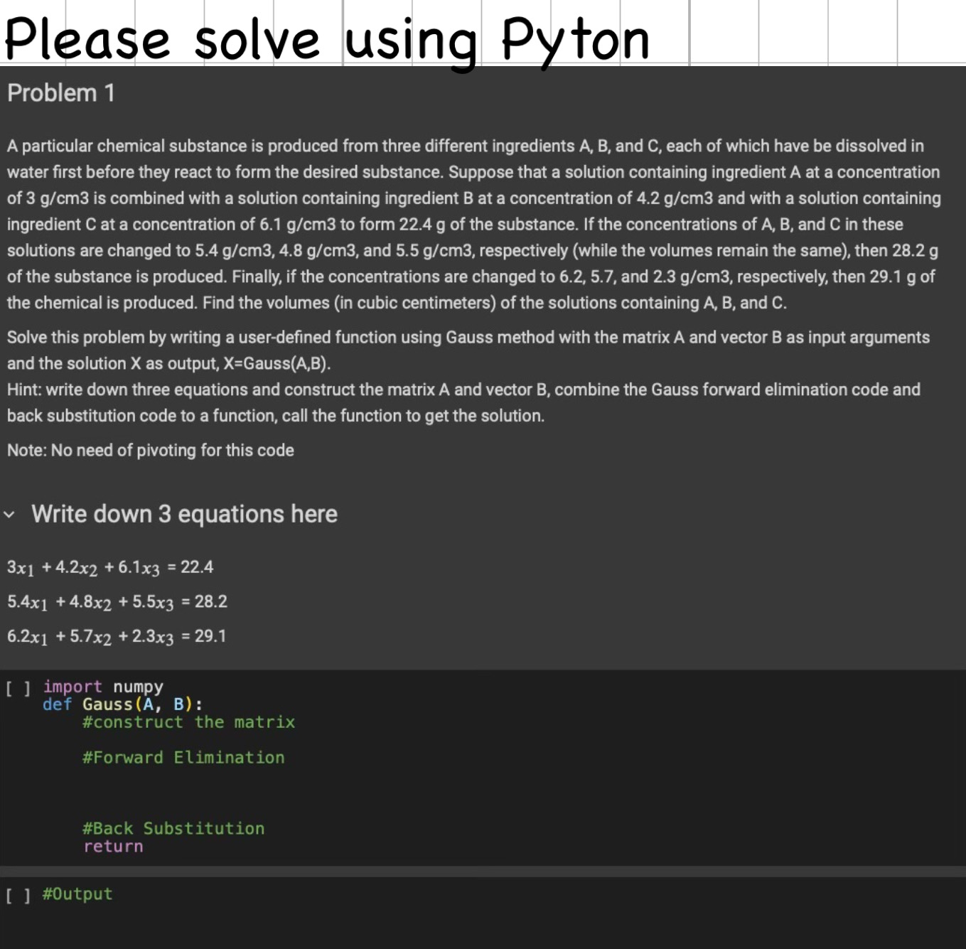Solved Problem 1A particular chemical substance is produced | Chegg.com