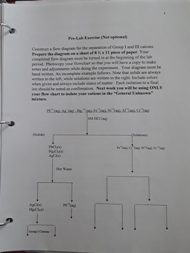 Solved Pre-Lab Exercise (Not optional) Construct a flow | Chegg.com