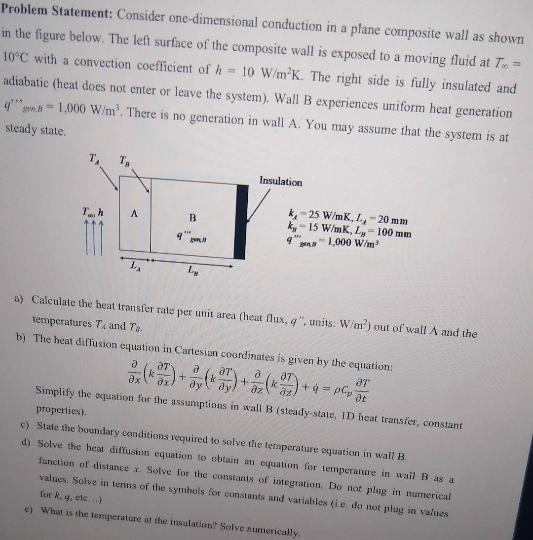 Solved Problem Statement: Consider one-dimensional | Chegg.com