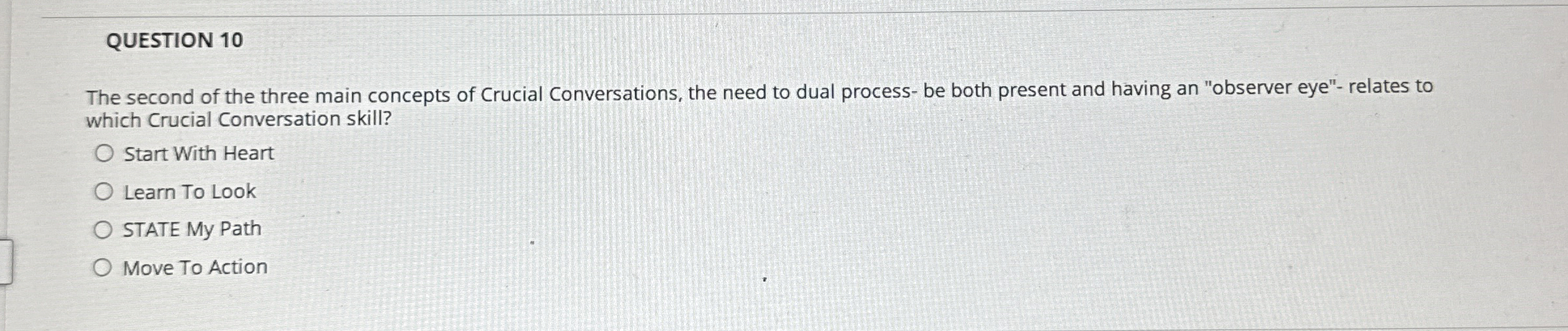 Solved QUESTION 10The second of the three main concepts of | Chegg.com