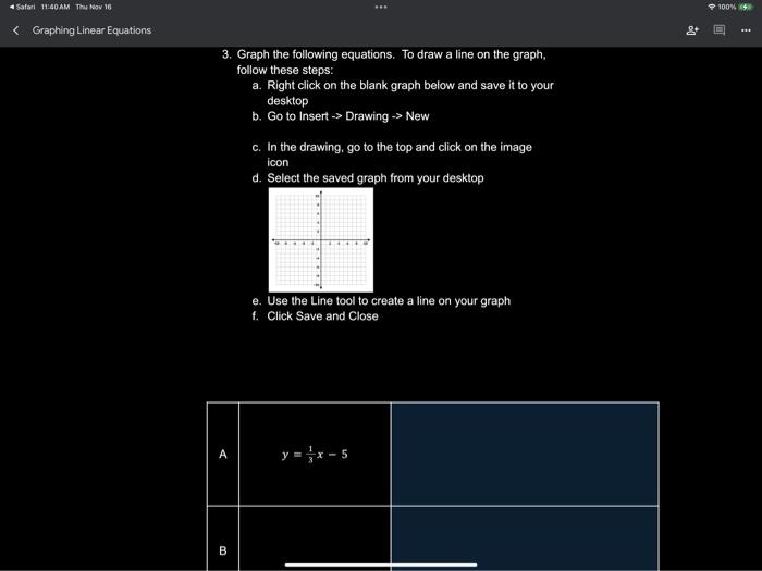 Solved 3. Graph the following equations. To draw a line on | Chegg.com