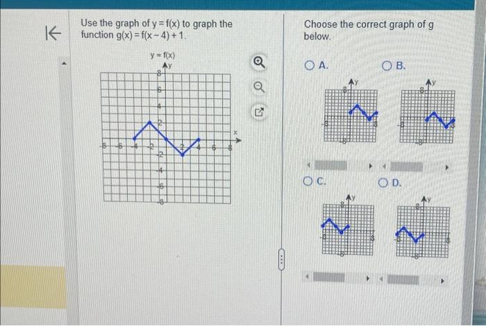 Solved Use the graph of y=f(x) to graph the function | Chegg.com