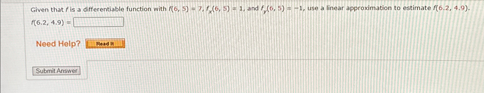 Solved Given that f ﻿is a differentiable function with | Chegg.com