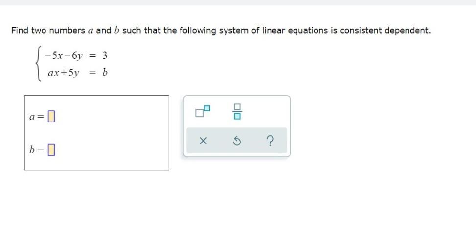 Solved Find two numbers a and b such that the following | Chegg.com