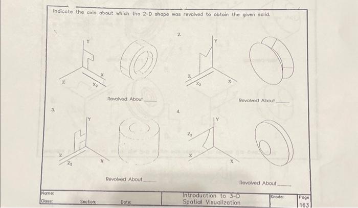 Solved For the objects shown on the left below, circle the | Chegg.com