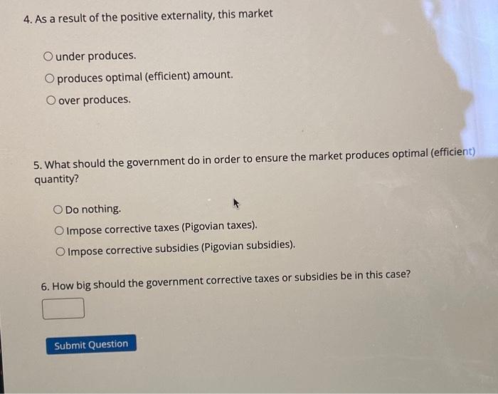 Solved Suppose that there is a negative externality in the | Chegg.com
