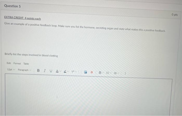 Solved EXTRA CREDIT 4.points each Give an example of a | Chegg.com