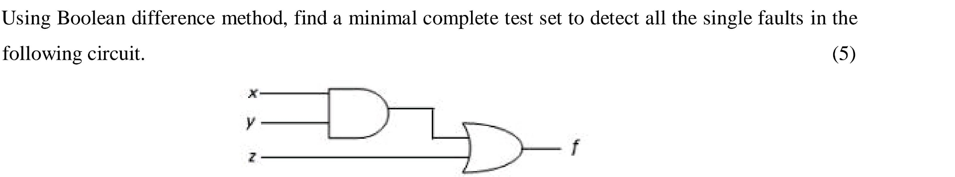 Solved Using Boolean difference method, find a minimal | Chegg.com