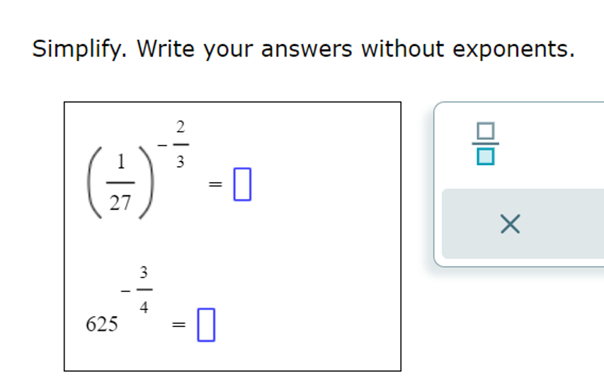 Solved Simplify. Write your answers without | Chegg.com