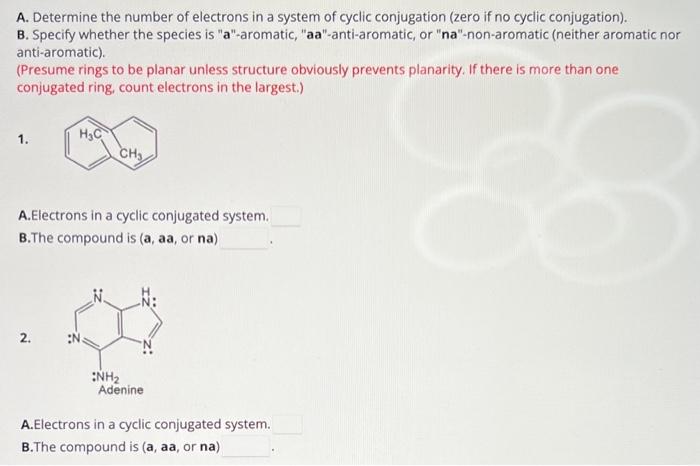 Solved A. Determine the number of electrons in a system of | Chegg.com