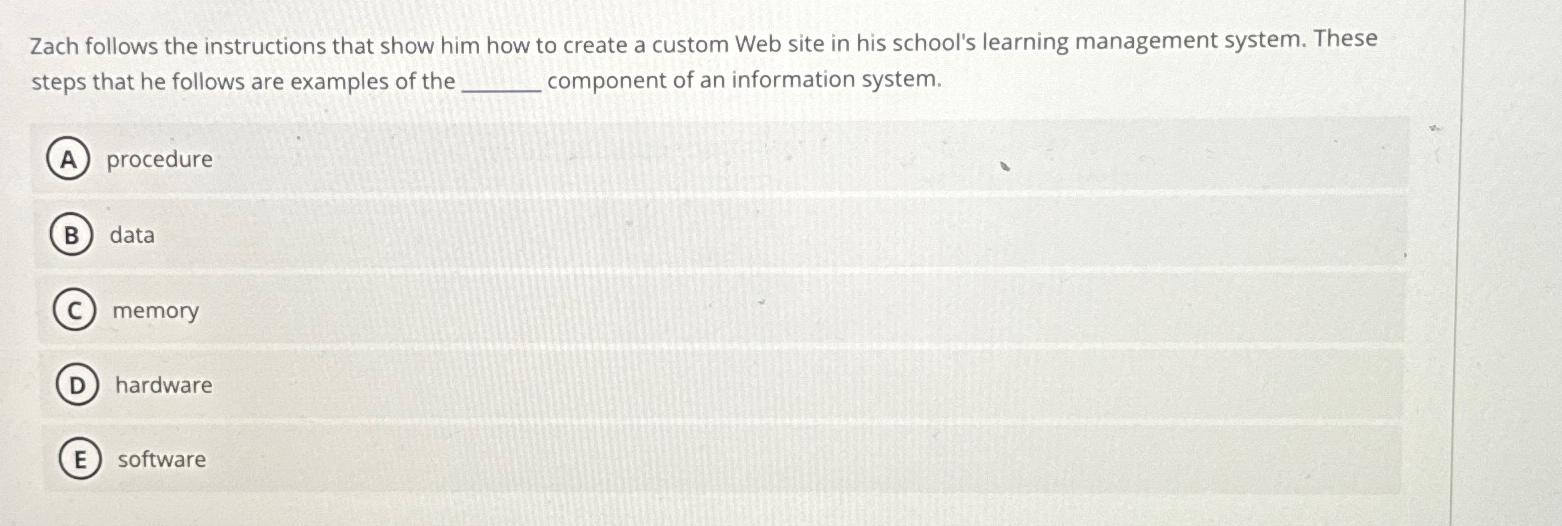 Solved Zach follows the instructions that show him how to | Chegg.com