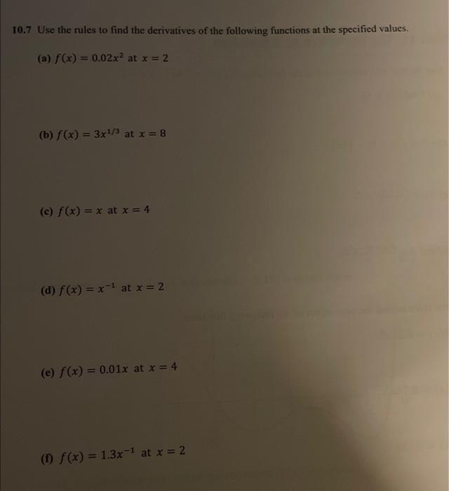 Solved 10 5 Let F X 2x2−3x 4 Find The Equation Of The Line