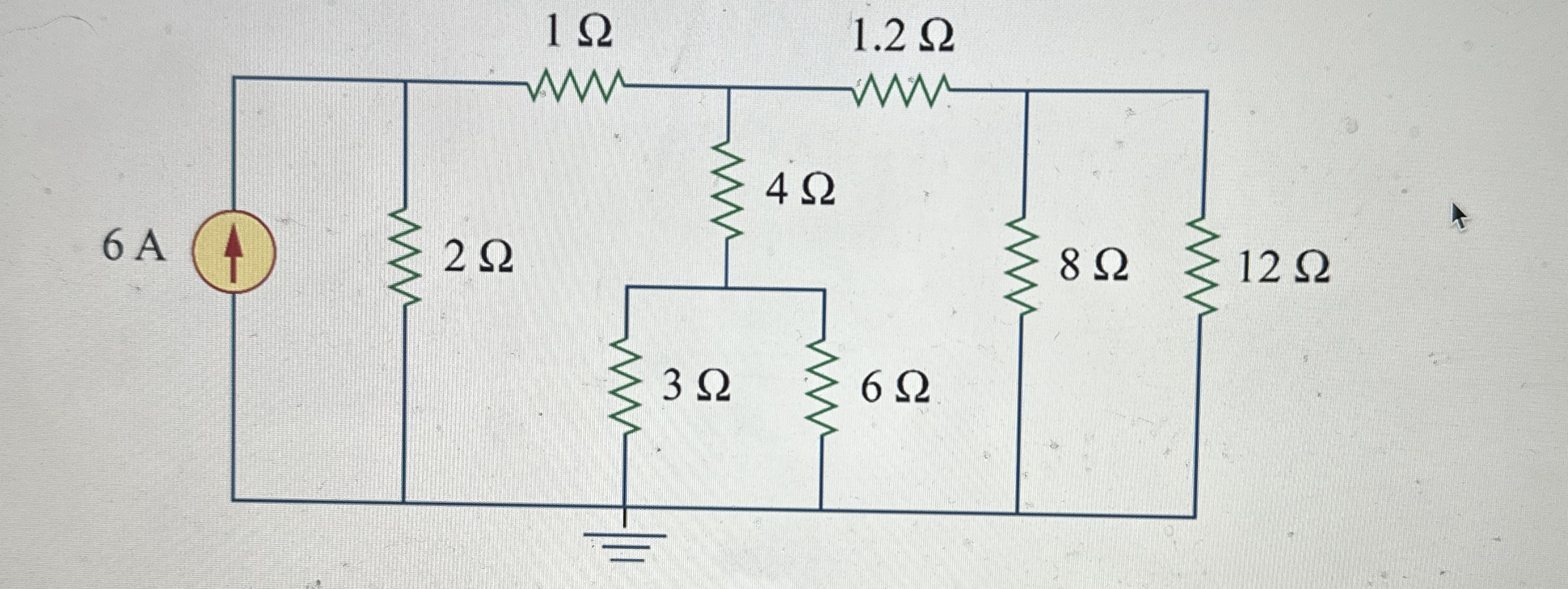 Solved Analiza y resuelve el circuito electrico usando | Chegg.com