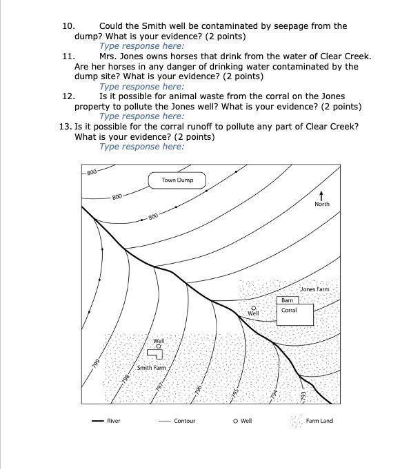 Solved Drumlins and Glacial Flow The map below shows the | Chegg.com