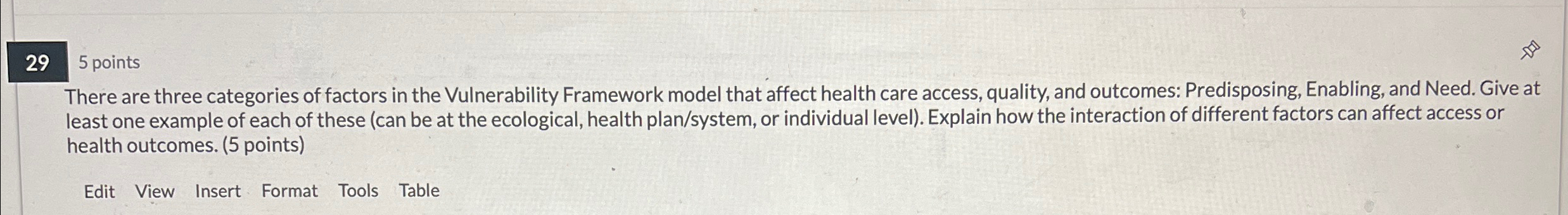 Solved 295 ﻿pointsThere are three categories of factors in | Chegg.com