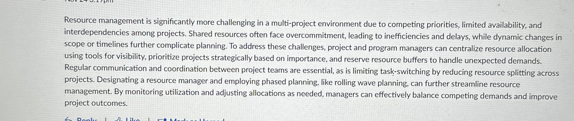 Solved Resource management is significantly more challenging | Chegg.com