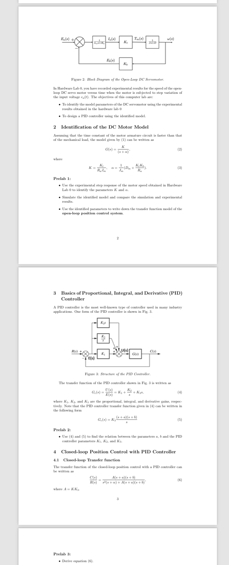 Figure 2: Block Diagram of the Open-Loop DC | Chegg.com