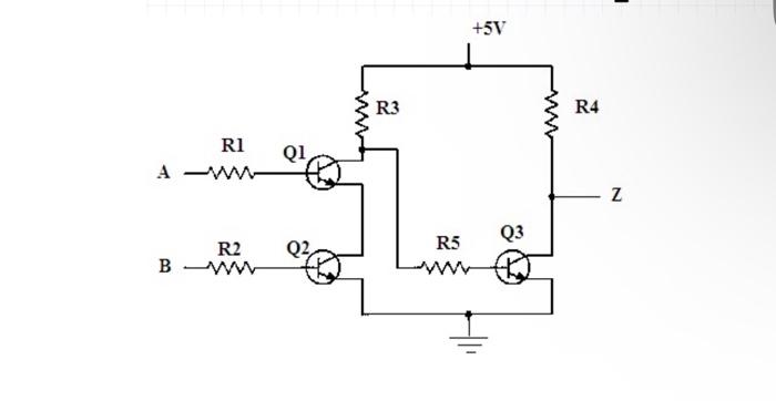 Solved 2. For DTL RTL and TTL circuits given below, extract | Chegg.com