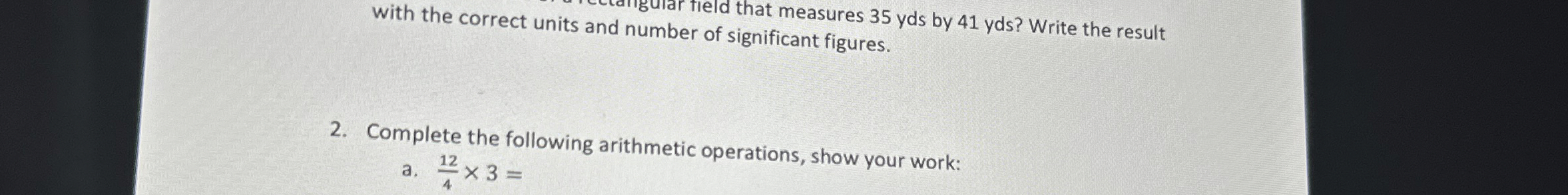 Solved 2. ﻿Complete the following arithmetic operations, | Chegg.com