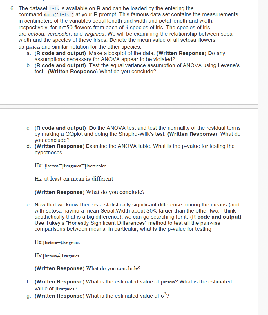 Solved See attached. Nothing else is needed. Use R Studio | Chegg.com