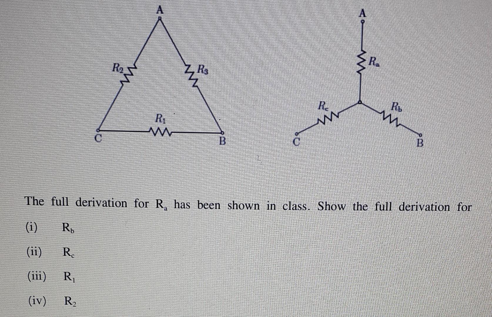 Solved The full derivation for Ra has been shown in class. | Chegg.com
