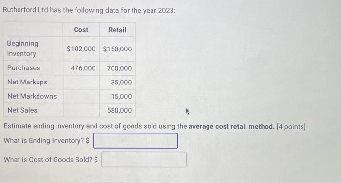 Solved help calculate ending inventory and cost of good sold | Chegg.com