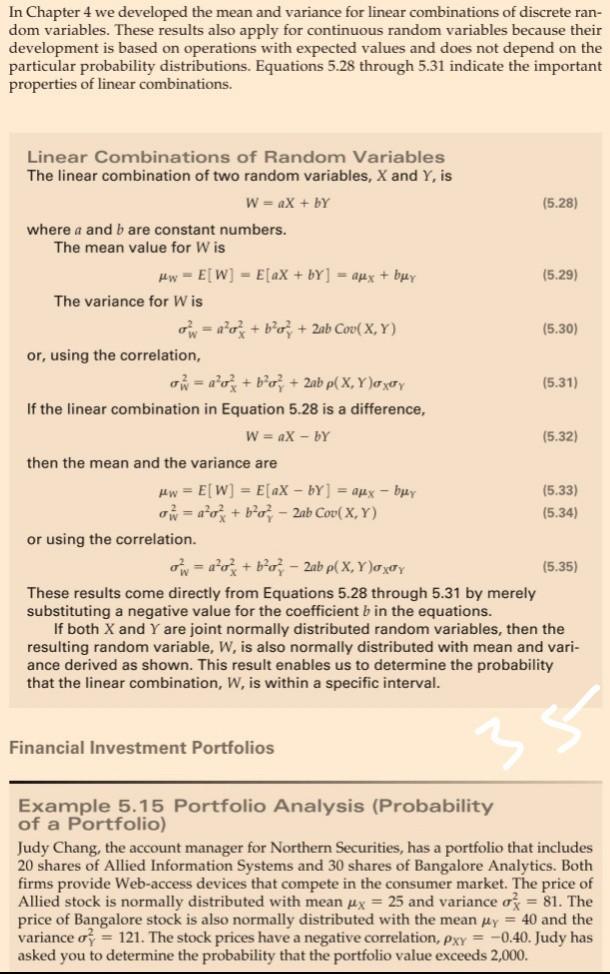 Solved In Chapter 4 we developed the mean and variance for | Chegg.com