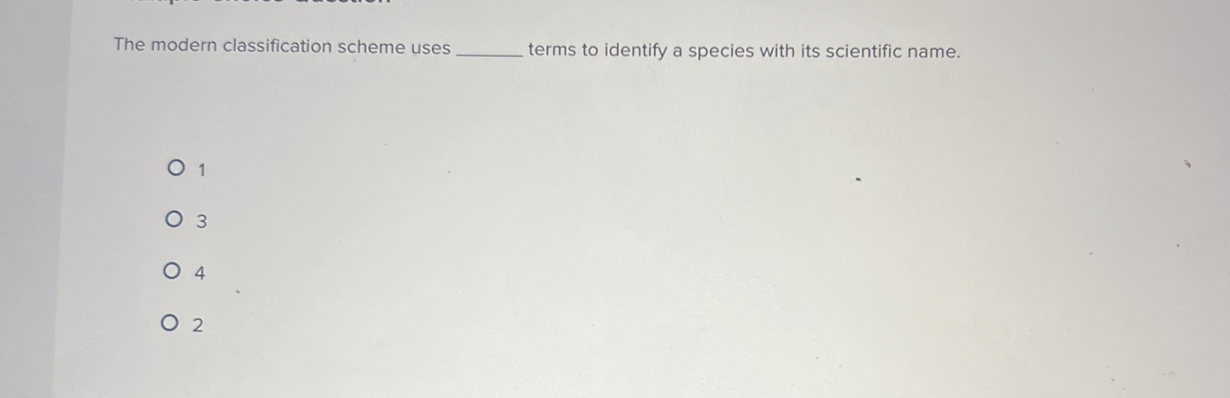 Solved The modern classification scheme uses q, ﻿terms to | Chegg.com