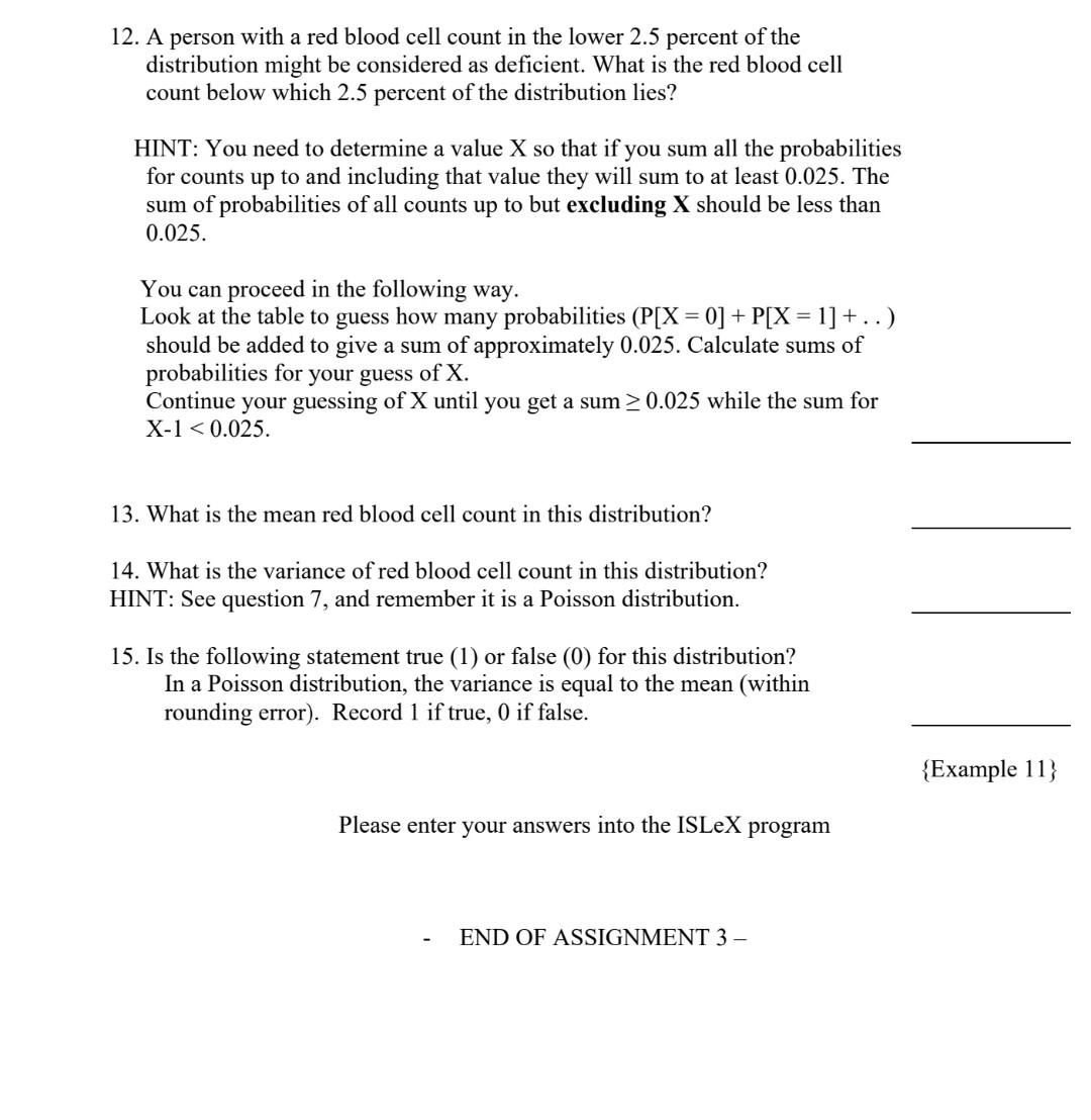 Solved Introductory Statistics Laboratory Assignment \#3 | Chegg.com