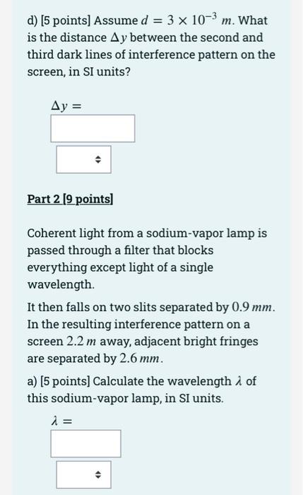 Solved Young's experiment is performed with light from | Chegg.com