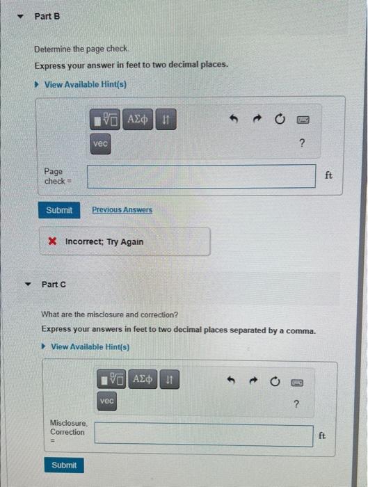 Solved A differential leveling loop began and closed on BM | Chegg.com