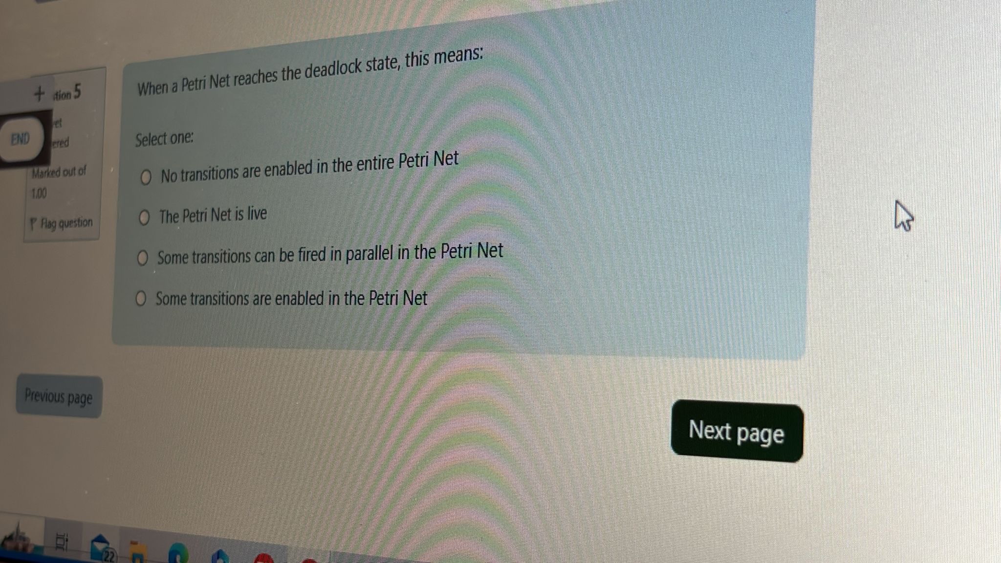 Solved When a Petri Net reaches the deadlock state, this | Chegg.com
