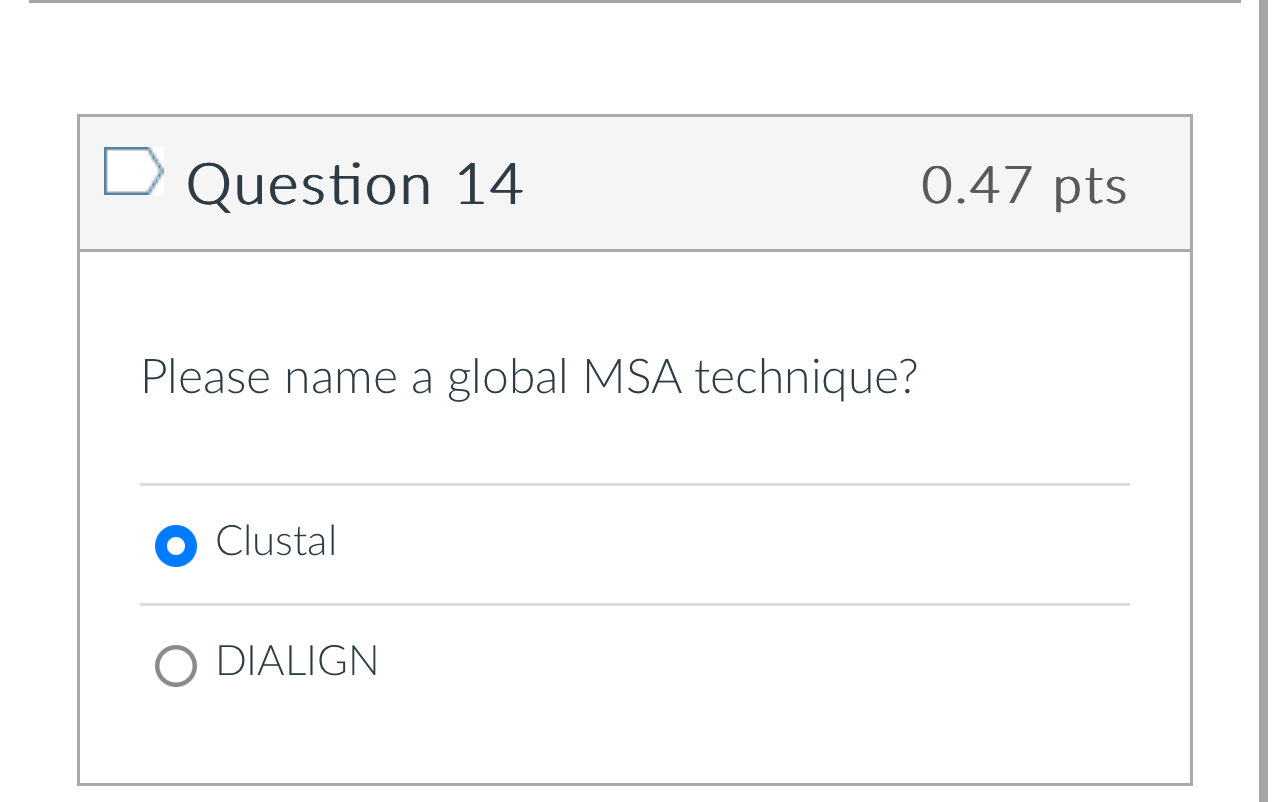 Solved Question 140.47 ﻿ptsPlease name a global MSA | Chegg.com