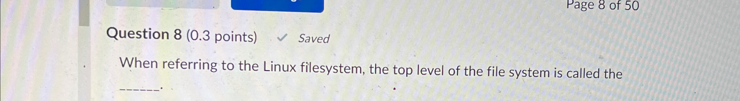 Solved Question 8 ( 0.3 ﻿points) ﻿SavedWhen referring to | Chegg.com