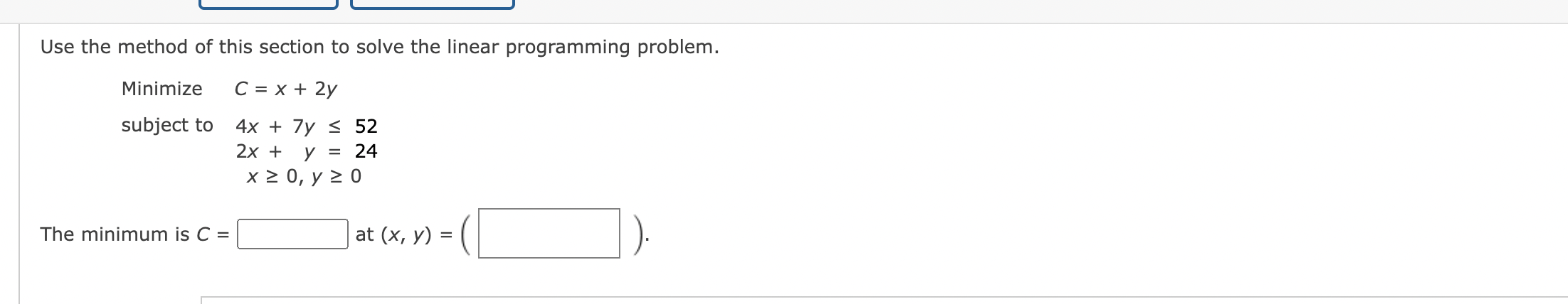 Solved Use the method of this section to solve the linear | Chegg.com
