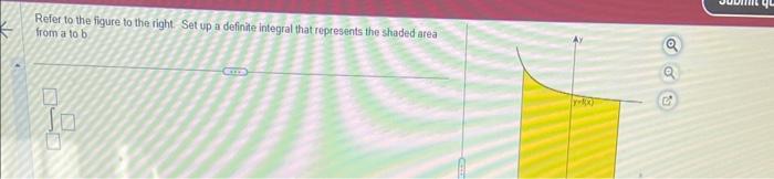 Solved Refer to the figure to the right. Set up a definite | Chegg.com