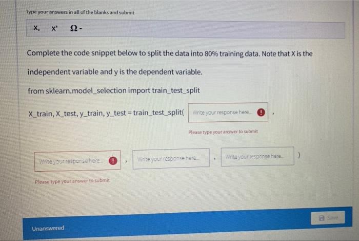 Solved Type your answers in all of the blanks and submit X, | Chegg.com