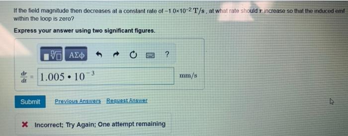 Solved A circular wire loop of radius r=11 cm is immersed in | Chegg.com