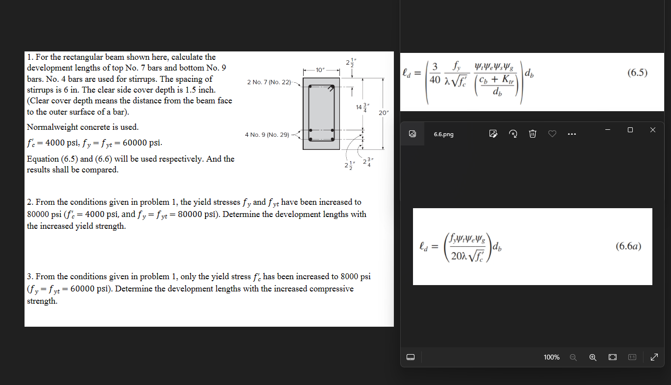 Solved 1) ﻿For the rectangular beam shown here, calculate | Chegg.com