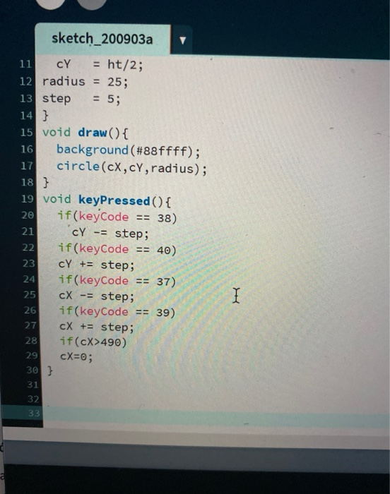3.5. DO sketch_200903a 2 3 4 5 8 wd/2; 1 int cx, cY, | Chegg.com