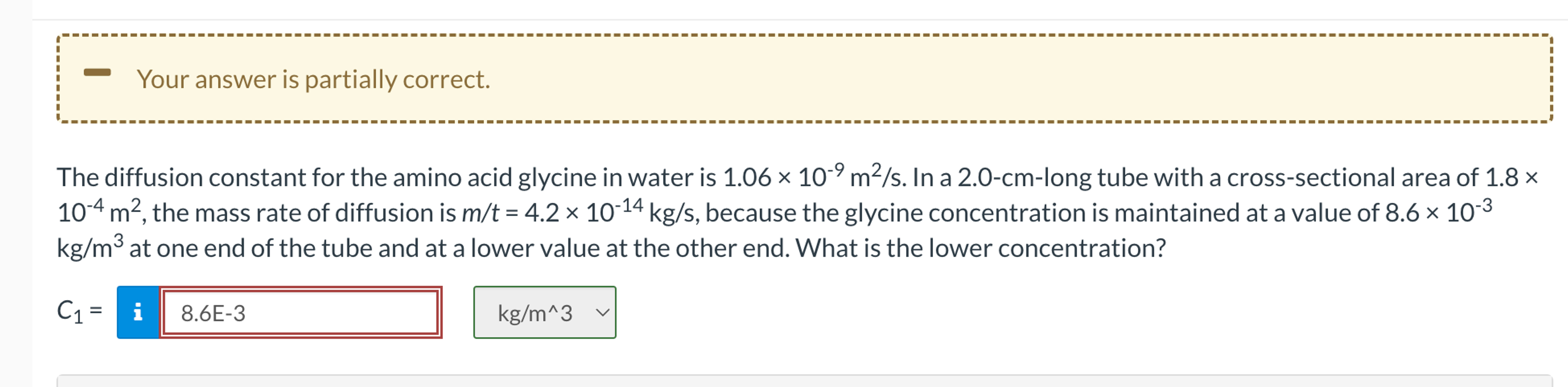 Solved The diffusion constant for an The diffusion constant | Chegg.com