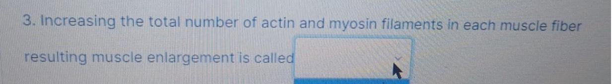 Solved Increasing the total number of actin and myosin | Chegg.com