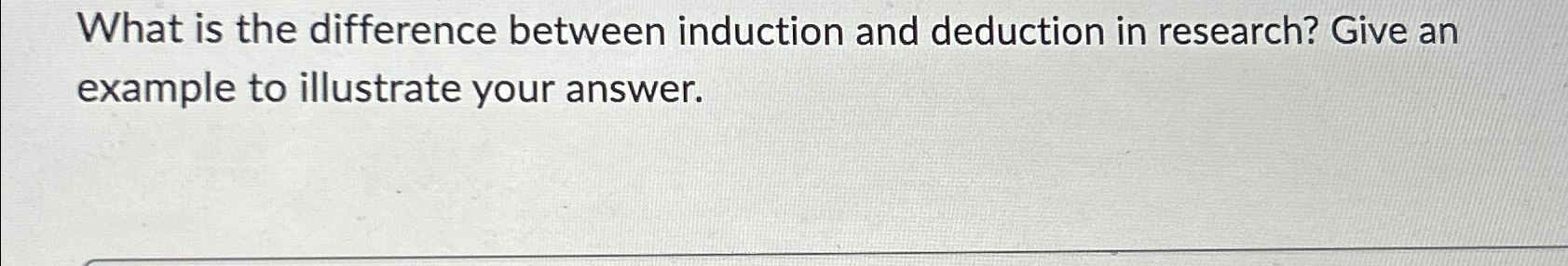 Solved What is the difference between induction and | Chegg.com