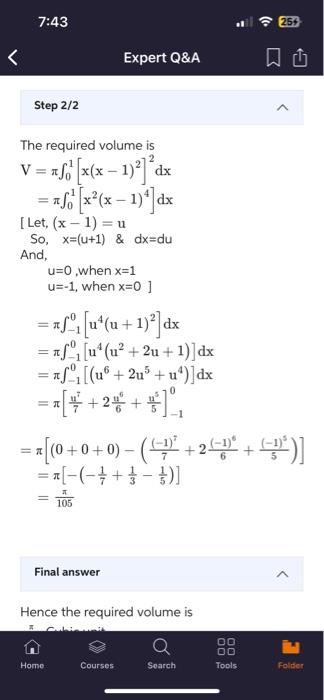 Solved The required volume is | Chegg.com