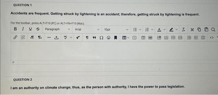 The fallacies seen are: Equivocation, amphiboly, | Chegg.com