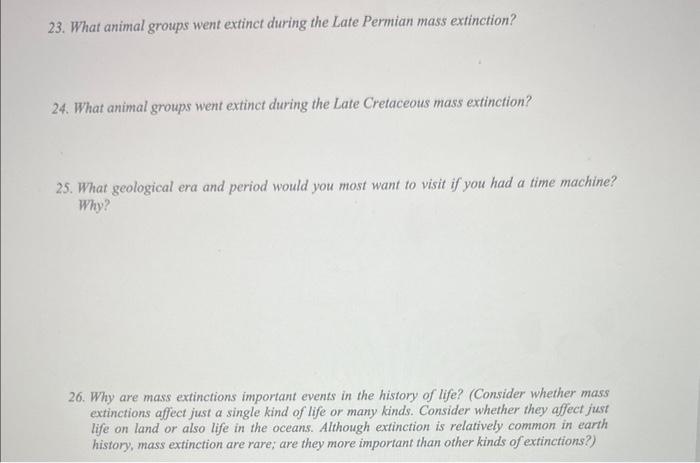 Solved Telling geological time using fossils You are | Chegg.com