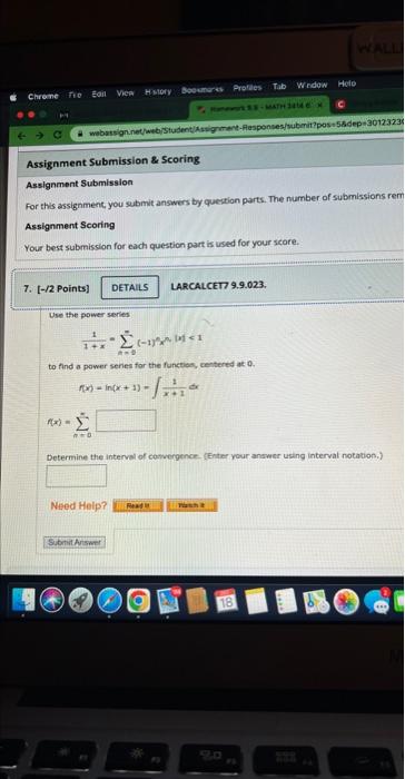 Solved Assignment Submission \& Scoring Assignment | Chegg.com
