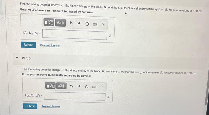 Solved A 1.80 kg block slides with a speed of 0.950 m/s on a | Chegg.com